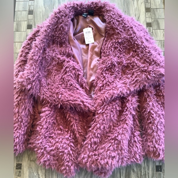 Windsor | Jackets & Coats | Windsor Fluffy Jacket Size L Nwt | Poshmark
